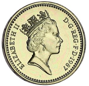 Coin: 1 Pound (Oak Tree of England) (United Kingdom of Great Britain ...