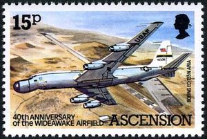 Stamp: Boeing EC 135N Aria (Ascension Island(Wideawake Airfield - 40th ...