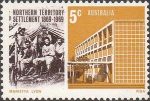 Stamp: Centenary of Northern Territory Settlement (AustraliaMi:AU 415 ...