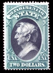 Stamp: Dept. Of State - William Henry Seward (United States of America ...