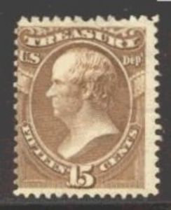 Stamp: Treasury - Daniel Webster (United States of America(Official) Mi ...