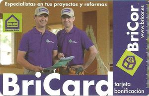 Gift Card: Reformas y Proyectos (Bricor, Spain(Bricard) Col:ES-BRI-002