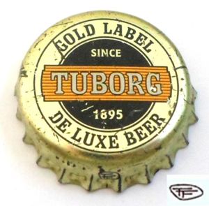 Bottle Cap: Tuborg Gold Label (Tuborg Breweries Ltd., DenmarkCol:BE-DK ...