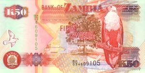 Banknote: 50 Kwacha (Zambia(1992-2011 Issue) Wor:P-37g