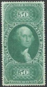 Stamp: US Internal Revenue - George Washington (1732-1799) (United ...