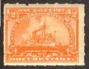 Stamp: Documentary - Battleship (United States of America: Revenue ...