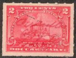 Stamp: Documentary - Battleship (United States of America: Revenue ...