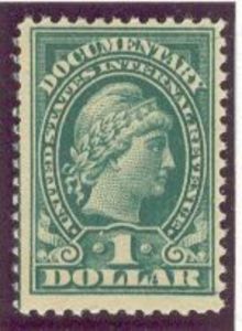 Stamp: Documentary - Liberty (United States of America: Revenue Stamps ...