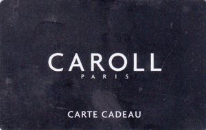 Gift Card: Caroll Paris (Caroll, France) (Caroll) Col:FR-Caroll-001 ...