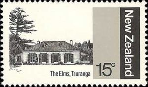 Stamp: The Elms, Tauranga (New Zealand(Architecture 1979) Mi:NZ 769,Sn ...