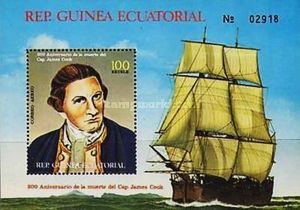 Stamp: James Cook (Equatorial Guinea) (James Cook. 200th anniversary ...