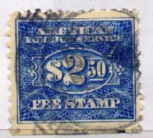 Stamp: Foreign Service Fee Stamp (United States of America: Revenue ...