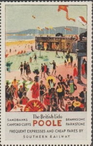 Stamp: Poole (United Kingdom: Cinderella Stamps(Railway Poster Stamps ...