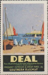 Stamp: Deal (United Kingdom: Cinderella Stamps(Railway Poster Stamps ...