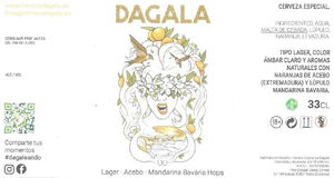 Etiqueta de bebida: Dagala (Cerveza especial Sevebrau, EspañaCol:ES ...