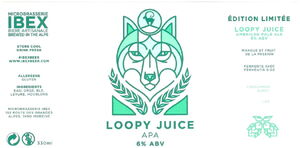 Drink Label: Loopy Juice (Brasserie Ibex, FranceCol:FR-BEER-011271