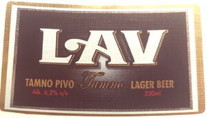 Drink Label: LAV Tamno Pivo (Pivara Čelarevo /Carlsberg Serbia ...