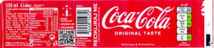 Drink Label: Coca-Cola (Coca-Cola HBC Slovenija d.o.o., SloveniaCol:SI ...