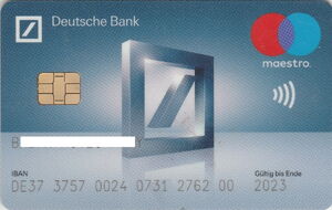 Bank Card: Deutsche Bank (Deutsche Bank, Germany, Federal RepublicCol ...