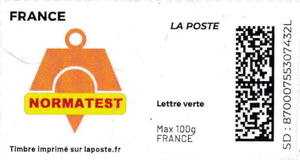 Stamp: Normatest (France: Personalized Stamps(MonTimbrEnLigne ...