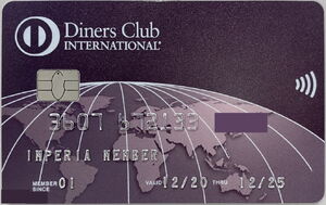 Bank Card: Diners Club International Violet (Russian Standard Bank ...