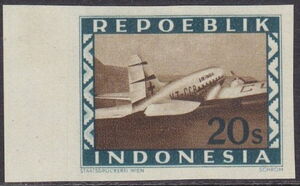 Stamp: Red Cross Boeing Aircraft (Indonesia(Vienna Printings ...