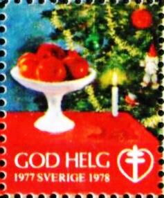 切手: God Helg 1977/78 (スウェーデン:シンデレラ切手(Tuberculosis Charity) Col:SE 1977 ...