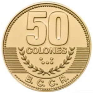 Moneda: 50 Colones (REPÚBLICA) (Costa Rica(1950~Today - Banco Central ...