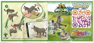 Juguete de comida: Donkey (Kinder Sorpresa, Europa(Kinder - Natoons 23/ ...