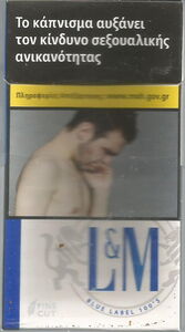 Paquete de Cigarrillos: L&M Blue Label 100's 2017-2018 (Grecia(L&M Blue ...