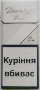Cigarette Pack: Davidoff One SL Slims (UkraineCol:UA-CT-0763