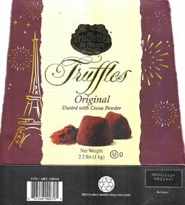 Chocolate Wrapper: Truffles de France Original (Chocomod USA, Inc ...