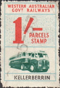 Stamp: Parcels Stamp (Australia: Private Post Offices(Western Australia ...