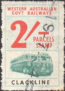 Stamp: Parcels Stamp (Australia: Private Post Offices(Western Australia ...