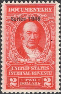 Stamp: Documentary - Thomas Ewing (1789-1871) (United States of America ...