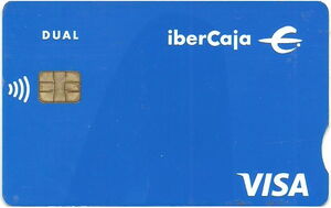 Bank Card: Ibercaja Dual (Ibercaja - Caja de A.yM. de P. (Zarg.Arag.y ...
