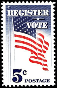Stamp: Register and Vote Campaign (United States of AmericaMi:US 863,Sn ...