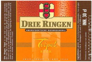 Drink Label: Drie Ringen Tripel (Brouwerij De Drie Ringen ...