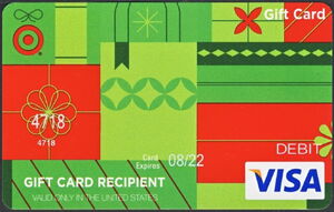 Gift Card: Target green 2 (Visa, United States of America(Target) Col ...