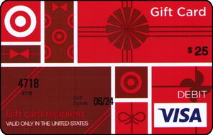 Gift Card: Target Visa - Debit (Visa, United States of America(Target ...