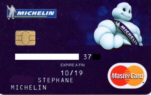 Gift Card: Michelin (MasterCard, France(MasterCard) Col:FR-Master-008a_10