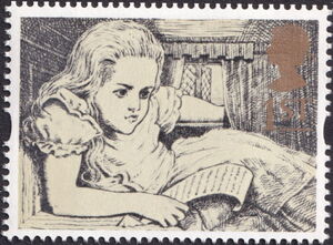 Stamp: Alice (Alice in Wonderland) (United Kingdom of Great Britain ...