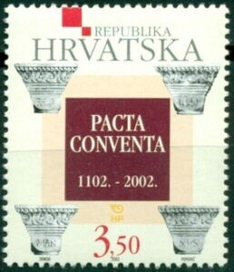 Stamp: Pacta Conventa (CroatiaMi:HR 632,Sn:HR 510,Yt:HR 597,Sg:HR 716 ...
