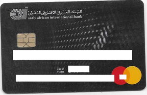 Bank Card: AAIB MasterCard black (Arab African International Bank ...