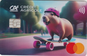 Bank Card: Capybara - Mastercard (Credit Agricole Bank Polska ...