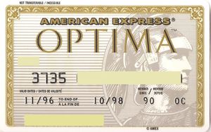 Bank Card: AMERICAN EXPRESS OPTIMA Canada (AMEX Bank Of Canada ...