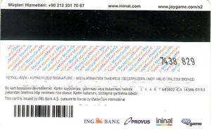 Functional Card: S2 Son Silah (Prepaid Cards, Türkiye (Turkey)(Ininal ...