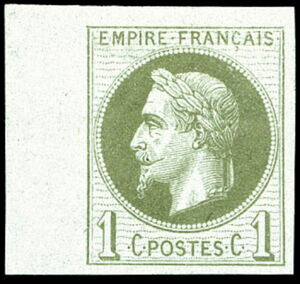 Stamp: Emperor Napoléon III (France(Emperor Napoleon III with laurel ...