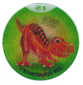 Meal Toy: Tyrannosaurus Rex (Flippo's/Pogs/Tazos, Türkiye (Turkey ...