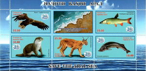 Stamp: Save the Aral Sea (2023) (Tajikistan(Save the Aral Sea (2023 ...